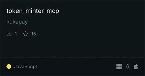 Token Minter Mcp Glama