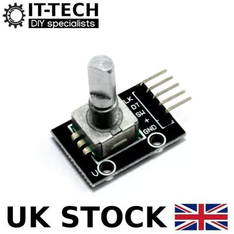 Rotary Encoder Module 360 Degre Brick Sensor Clickable Switch Arduino Hw 040 5v £4 29 Picclick Uk