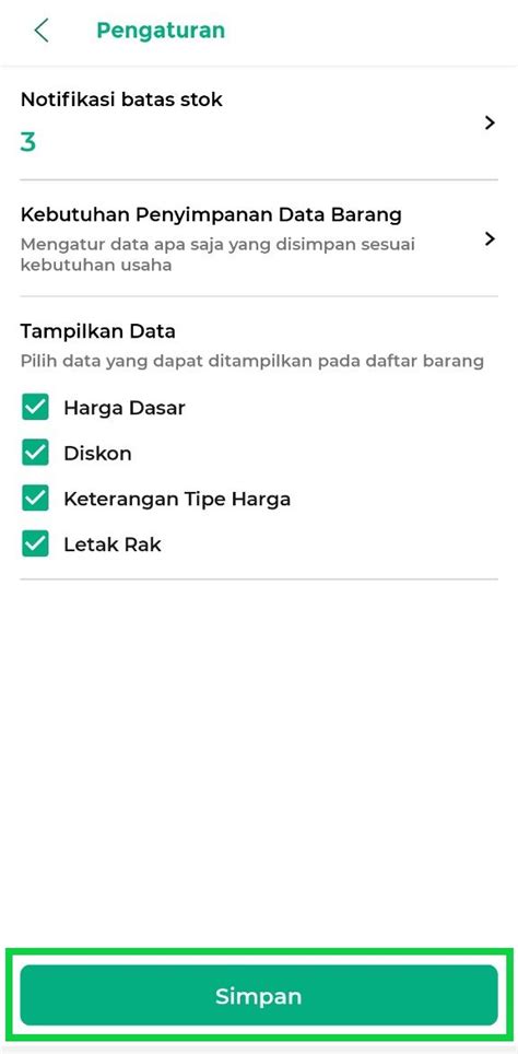 Cara Menampilkan Harga Dasar Diskon Tipe Harga Dan Letak Rak Di Manajemen Barangjasa And Transaksi