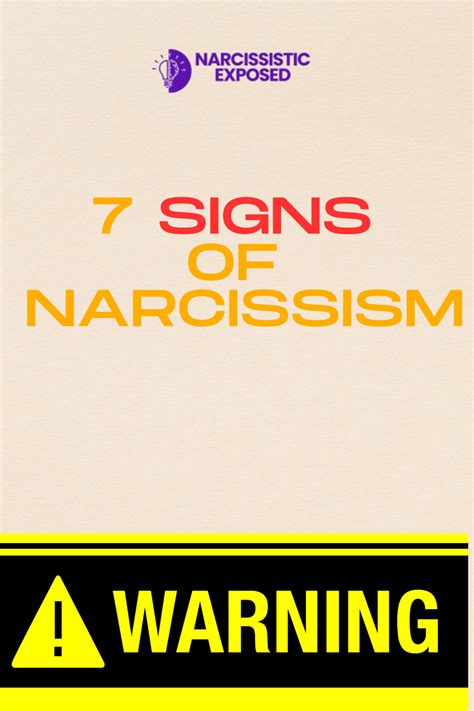 7 Signs of Narcissism: An In-Depth Analysis | Narcissistic Exposed