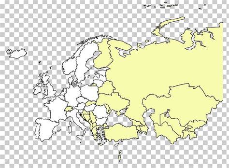 Blank Map Of Europe And Russia Together