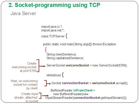 Socket Programming Outline Socket Programming With Tcp Socket