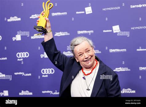 Berlin Germany Th Sep Actress Ursula Werner Receives The German Acting Award In The