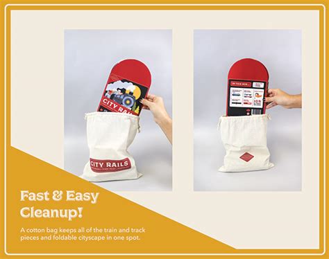 city rails sustainable train set packaging on behance