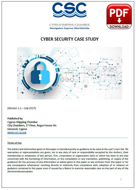 Cyprus Shipping Chamber Cyber Security Case Study Maritimecyprus