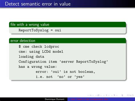 Cme A Tool To Edit And Validate Configuration Files Ppt