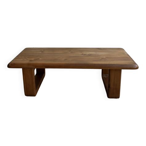 Table Basse Orme Massif Années 70 80 Selency Table Basse Orme Massif Années 70 80 Selency