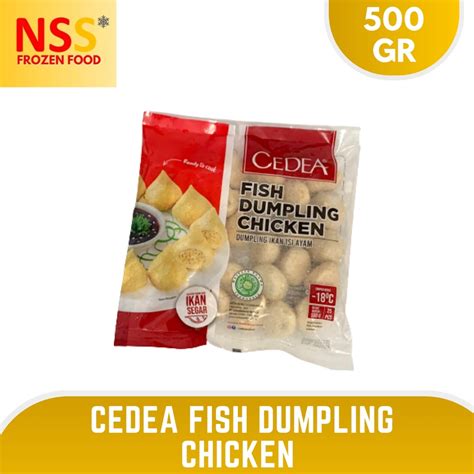 Jual Cedea Fish Dumpling Chicken 500gr Shopee Indonesia