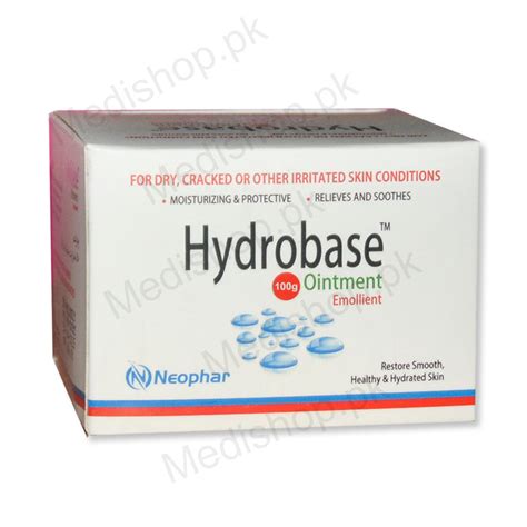 Hydrobase Ointment Emollient 100g Medishoppk