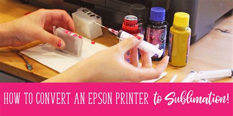 How To Convert An Epson Printer To Sublimation With Videos Debbie