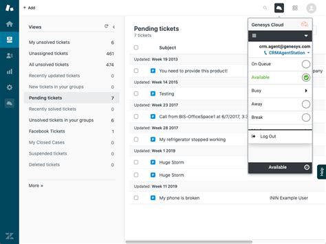 Genesys Cloud App Integration With Zendesk Support