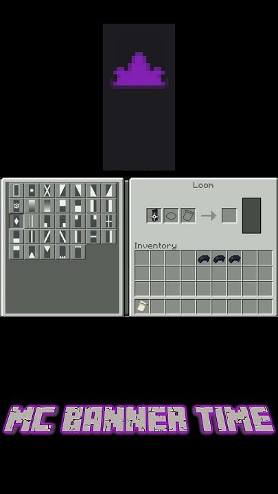 Minecraft Amethyst 4 Banner Design Short Its Banner Time Youtube
