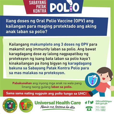 Isa Ang Polio Sa Mga Department Of Health Philippines Facebook