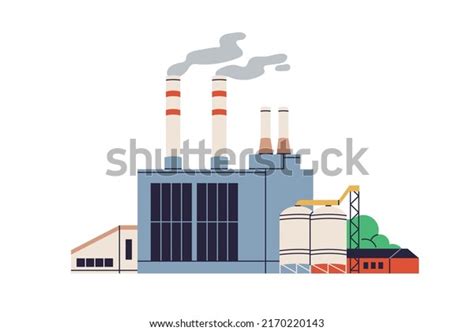 Industry Pollution White Background Photos And Images And Pictures