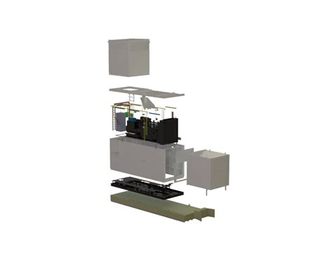 Acoustic Enclosure Data Centre Generator By Jordan Carmichael At