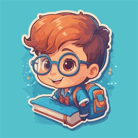 Premium Vector School Cartoon Vector