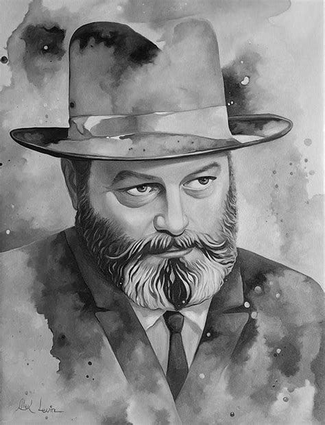 Abstract Lubavitcher Rebbe The Art Behind The Portrait