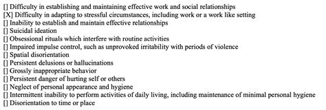 Mental Health Dbq Rveteransbenefits