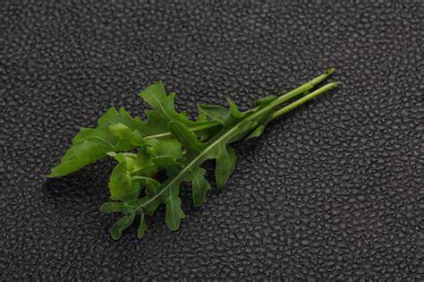 Premium Photo Green Fresh Rocket Leaves