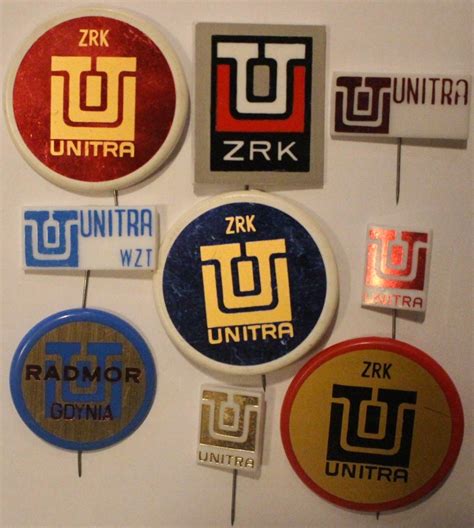 Unitra Ciekawy Zestaw 9 Przypinek Unitra KaŻda Inna • Cena Opinie • Stara Reklama