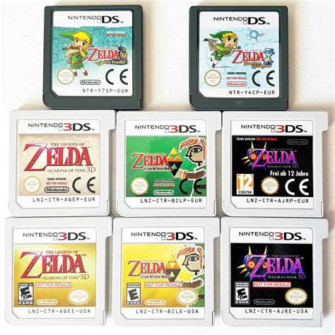 Finally Have The Full Set Of Eur Demo Main Zelda Games On Ds3ds Albw