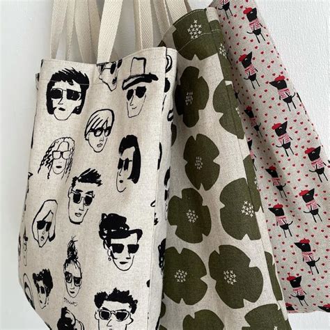 Quick And Easy French Seams Tote Bag Tote Bag Shopping Bag Pattern