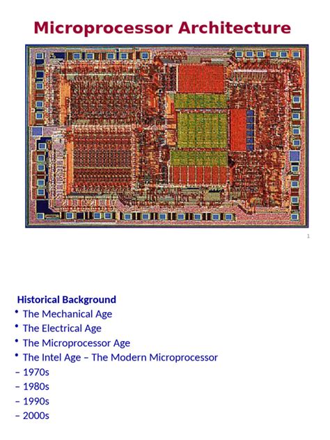 Microprocessor Architecture Overview Pdf Central Processing Unit