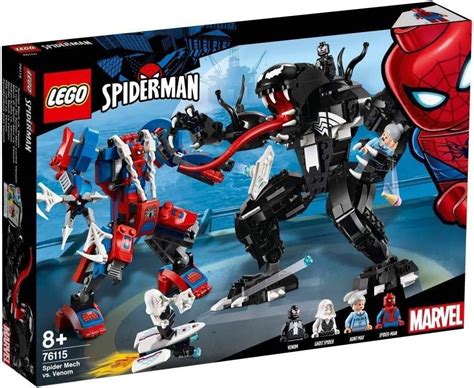 Lego Super Heroes Marvel Spider Mech Vs Venom 76115 Action