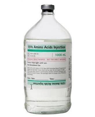 15 Amino Acids Injection Pbp 1l Glass B Braun Medical S3200 Ss Ocean Medical Supply