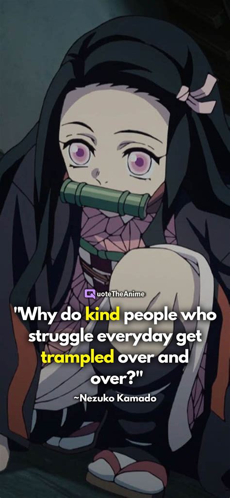 11 Emotional Nezuko Kamado Quotes With Wallpapers Qta