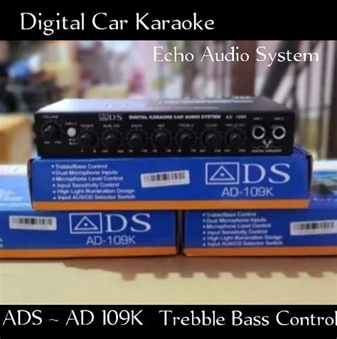 Parametrik Equalizer System Unt Mobil Bisa Karaoke Mic Level Echo Bass Treble Mid Fader