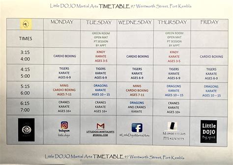 Little Dojo Classes As Normal At Little Dojo 💙 Welcome