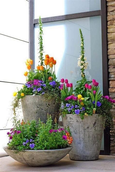 Outdoor Potted Plant Arrangements