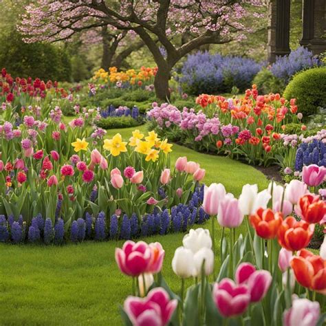 Spring Garden Décor Ideas With Vibrant Flowers Slick Garden