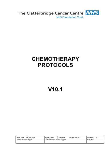 Chemotherapy Protocols Pdf Sarcoma Chemotherapy