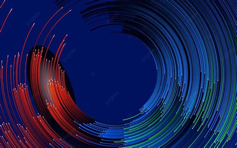 Blue Vector High Tech Line Line Ppt Background Material Picture