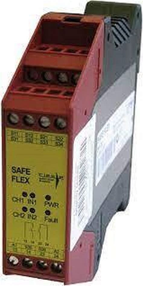 Safe Flex Safety Relay With Selectable Function Variants Norstat Safety Automation