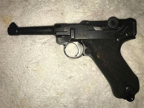 Germany Erfurt Ww1 Luger P08 1918 Dated Automatic Pistol Barnebys