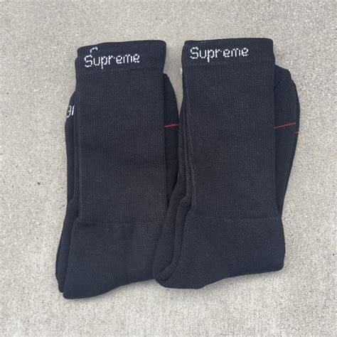 1 Pair Of Supreme Socks Not Whole Pack 100 Depop