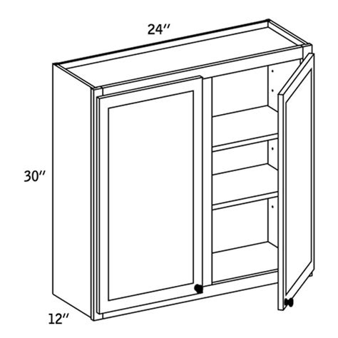 W2430 Wall Double Door Cc9000 Galaxy Cabinetry