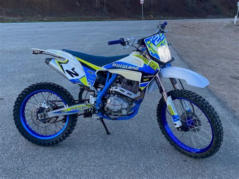 Купить б/у Motoland XT250 карбюратор 5 передач в Нижних Сергах: синий ...