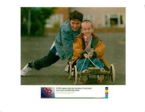 Vintage Photo Of Simon Teece With His Brother Daniel
