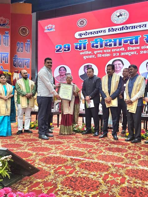 Abhishek Kumar Singh On Linkedin Today Received This Prestigious Award From Honble Governor