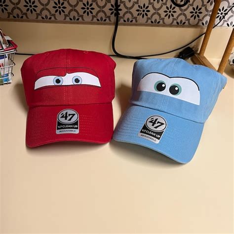 Sally Carrera Hat Cars Sally Carrera Eyes Printed Hat Cars Costume Cap Cars Bucket Hat