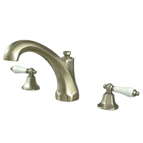 Kingston Brass Ks4328pl Metropolitan Two Handle Deck Mount Roman Tub