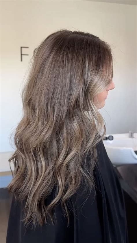 Cool Tone Balayage On Brown Hair Platinum On Brown Hair