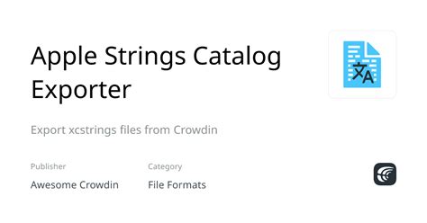 Xcstring Crowdin Integrate Your Crowdin Translations Into Your Xcode