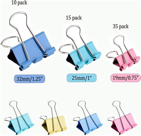 Clips De Papel De Colores Neón