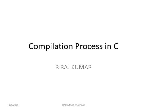 Steps For C Program Execution Pptx Steps For C Program Execution Pptx