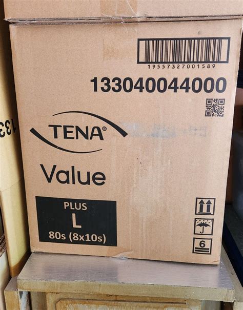 Tena Value L Size 1 Carton Health And Nutrition Assistive And Rehabilatory Aids Adult
